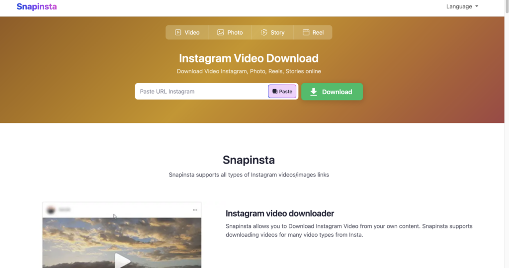 Download Video Instagram dalam Format MP4 dengan SnapInsta, Begini ...